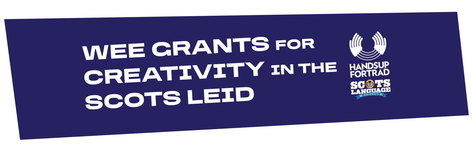 Wee Grants for Creativity in the Scots Leid 2026 – Hands Up for Trad