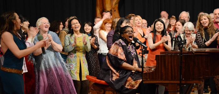 Kathy Bullock – Gospel Harmony Singing Workshop Tour – Scotland Sings